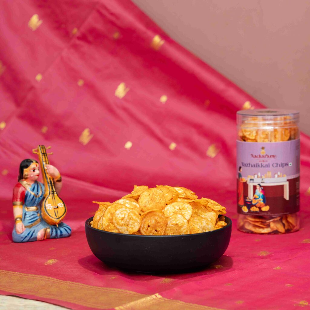 Wafer thin Vazhakkai chips - Aacharam
